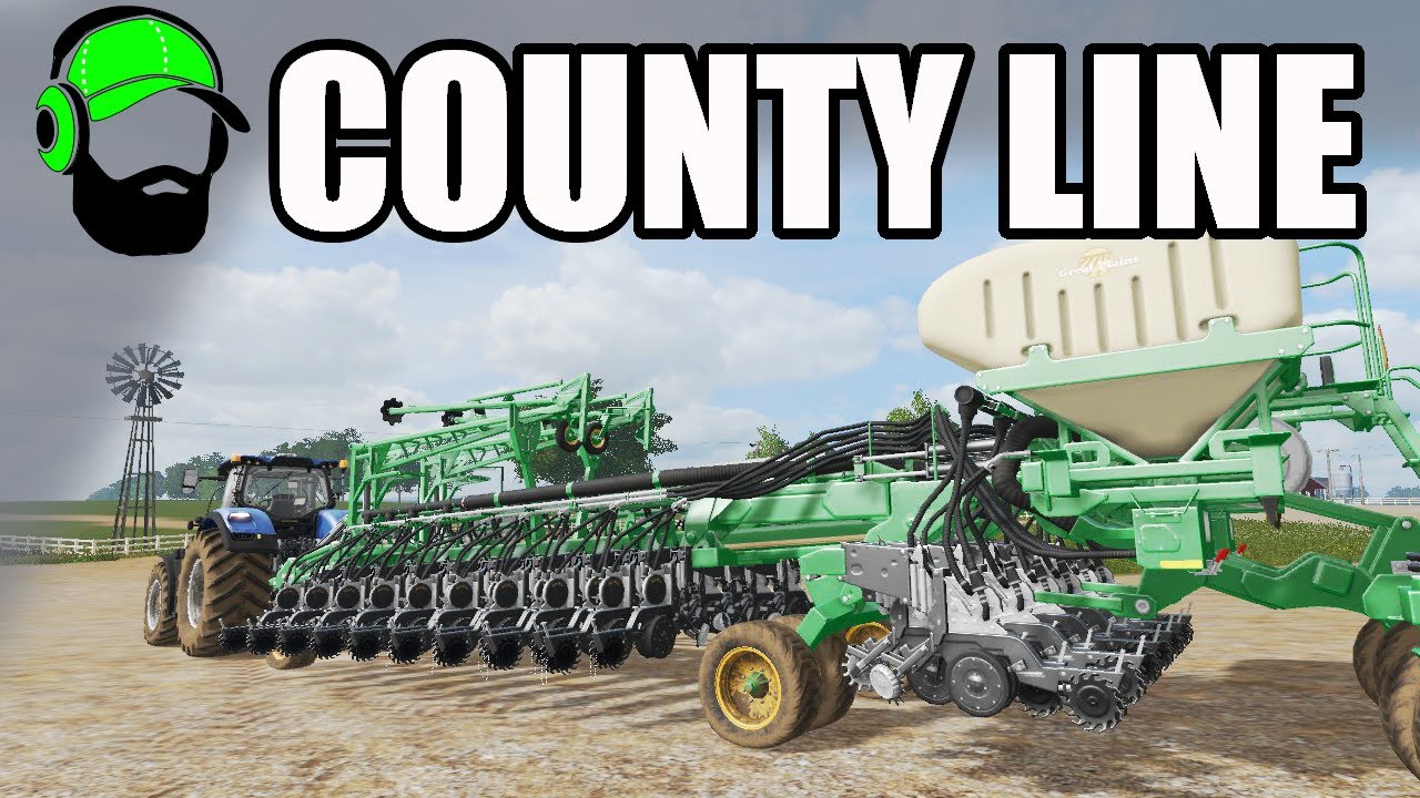 Farming Simulator 17 - County Line - Planting spring wheat #FS17 - YouTube