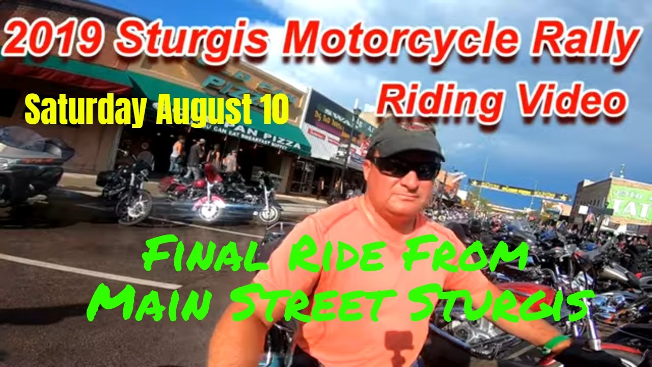 Sturgis Motorcycle Rally, Riding, Final Ride From Main Street Sturgis ...
