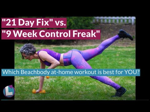 "9 Week Control Freak" vs. "21 Day Fix" Beachbody Workout Program - YouTube