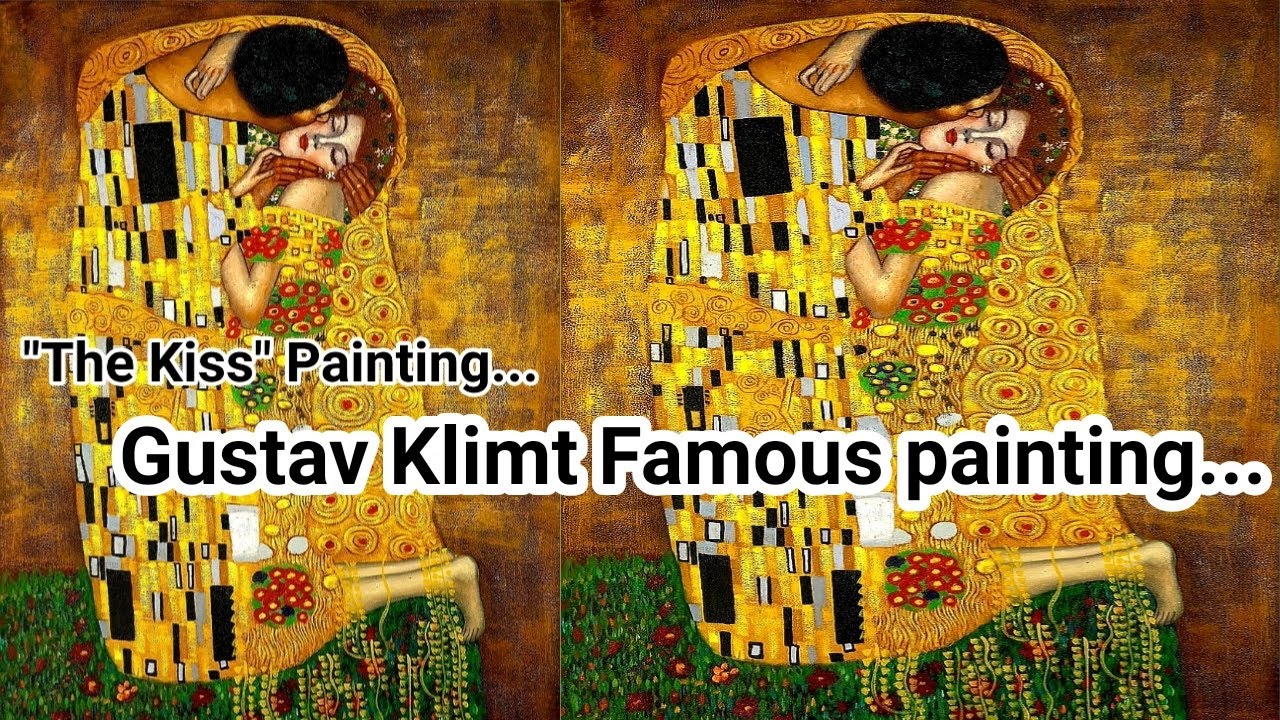The Kiss painting by Gustav Klimt||Kishalay Art School Discussion The ...