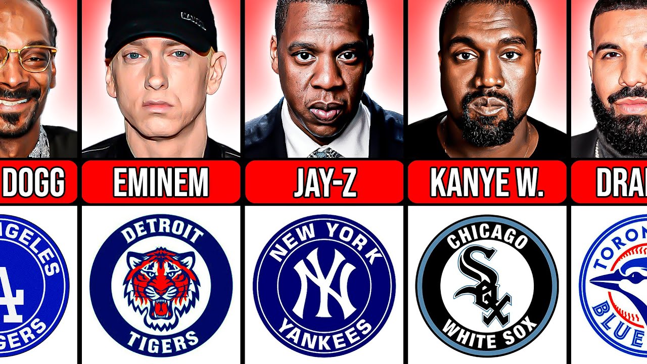 Famous Rappers Favorite Baseball Teams - YouTube