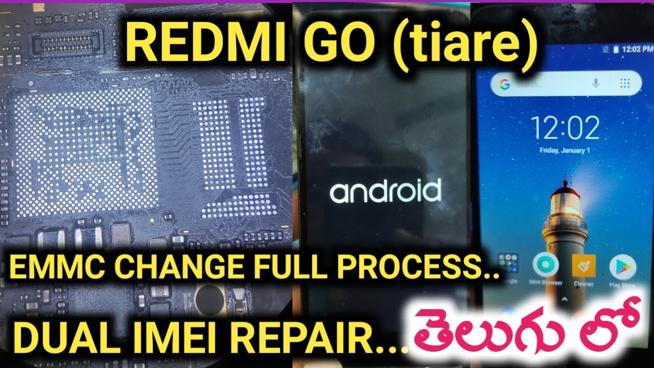 REDMI GO { tiare } EMMC CHANGE | DUAL IMEI REPAIR | KRISH MOBILES ...
