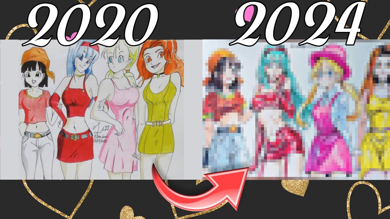Drawing Remake 4 in 1 | Pan, Bra, Marrón and Pars! - YouTube