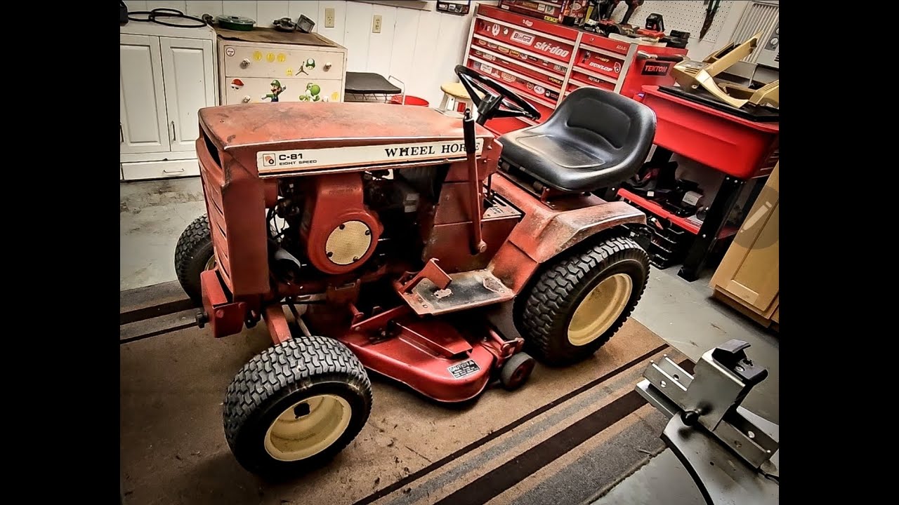 Wheel Horse Garden Tractor repair - YouTube