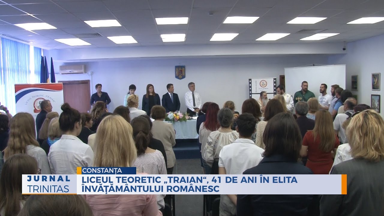 Liceul Teoretic „Traian“, 41 de ani în elita învăţământului românesc ...