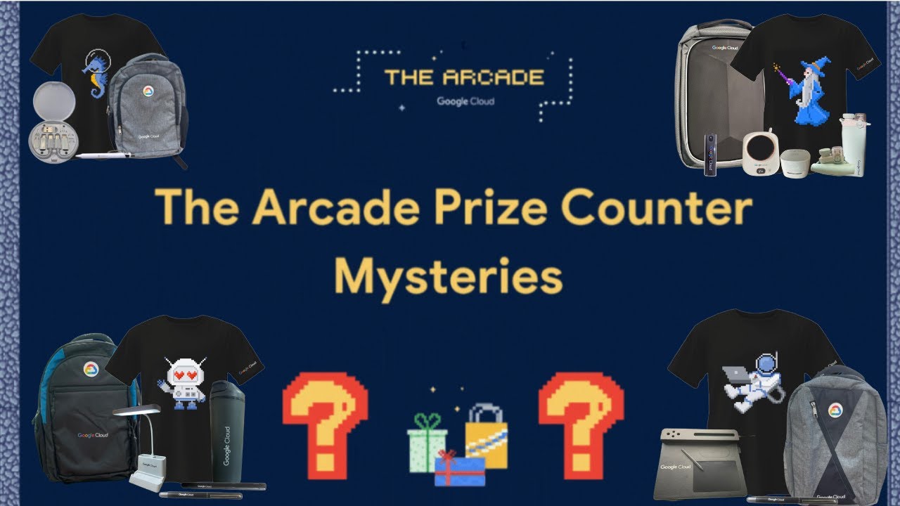 Google Cloud Qwiklabs Arcade Prize Counter Mysteries || Arcade Biggest ...