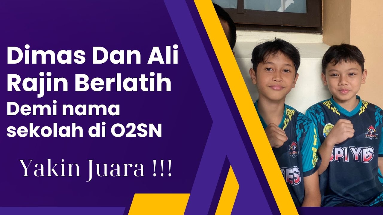 KEREN.. !! DIMAS DAN ALI TERUS BERLATIH DEMI NAMA SEKOLAH - YouTube