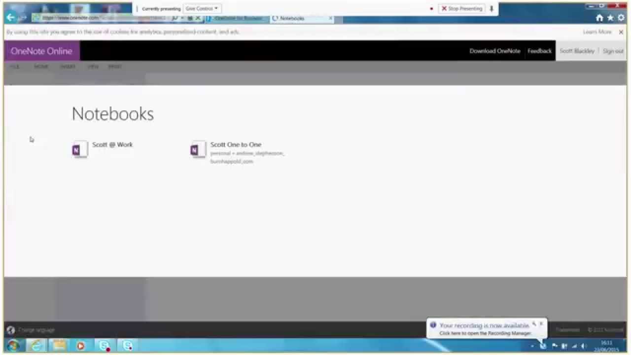 Syncing OneNote with OneDrive for Business - YouTube