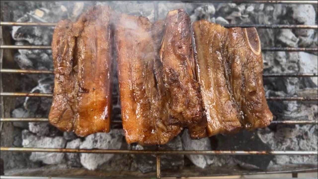 Pork Belly Bbq ! Marinated With Sprite - YouTube