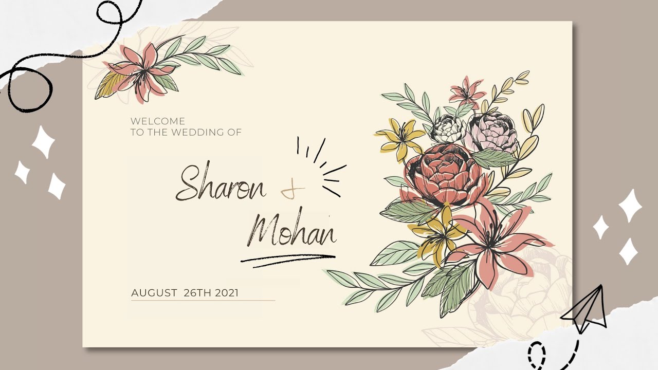 Wedding Ceremony of Sharon & Mohan | 26.08.2021 (4.00PM) - YouTube