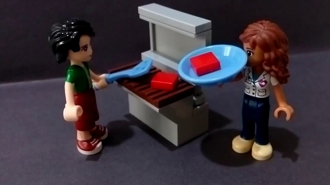 LEGO Barbecue (BBQ) Tutorial #Rustylegotutorial - YouTube