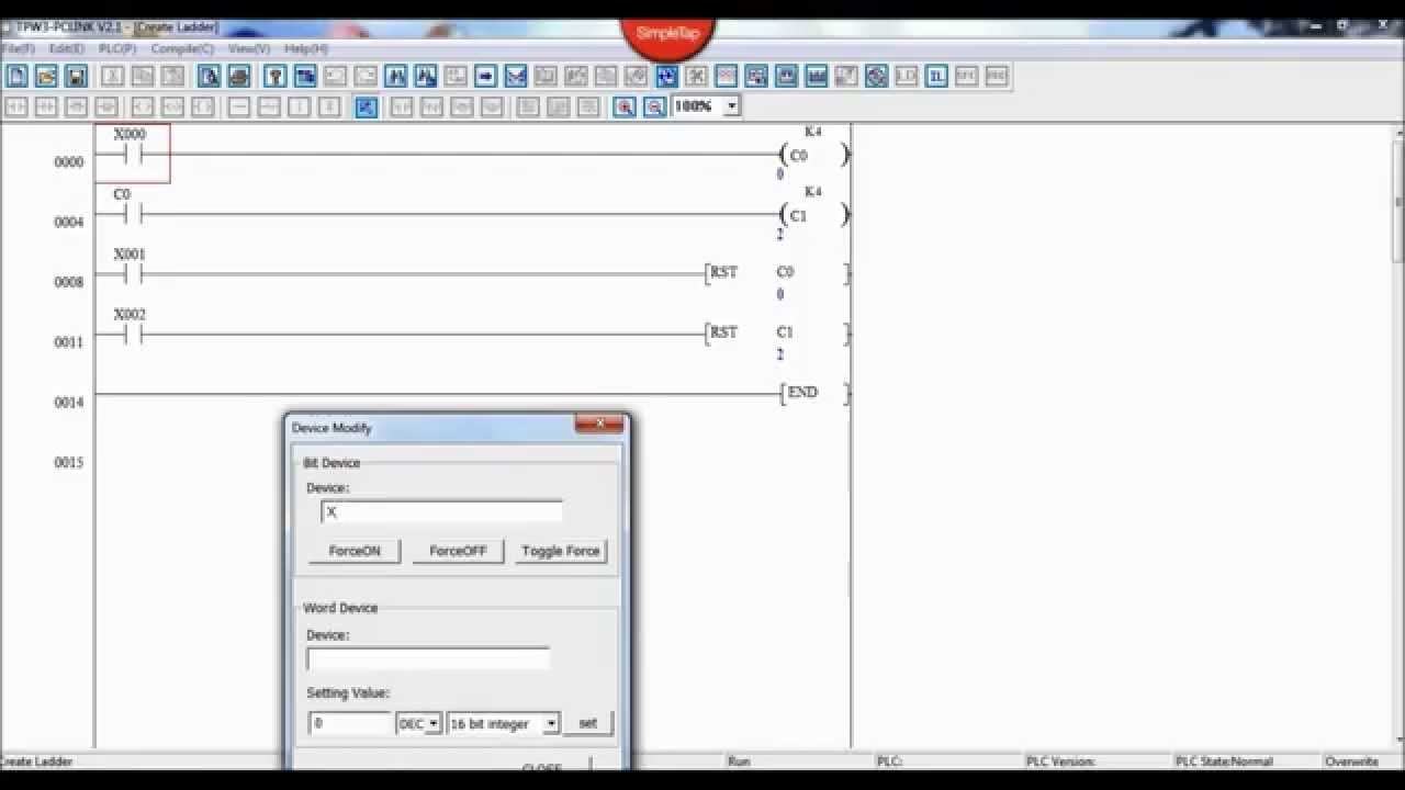 Contadores com PLC TPW -03 Aula 3 - YouTube