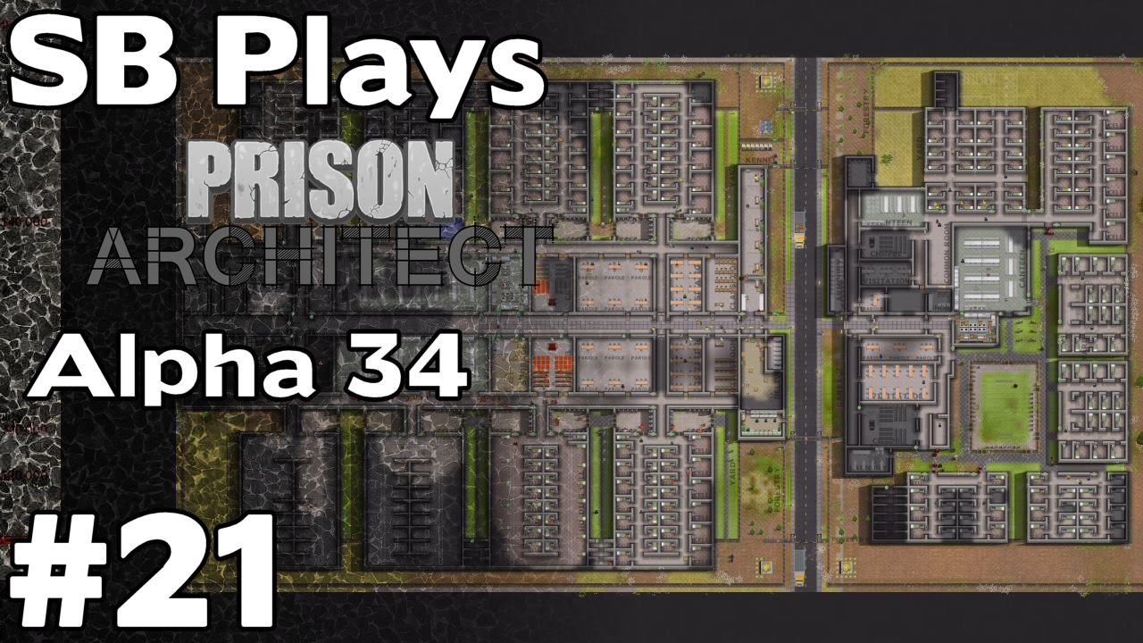 Completing Cell Block D - SB Plays Prison Architect (Alpha 34) [ep21 ...