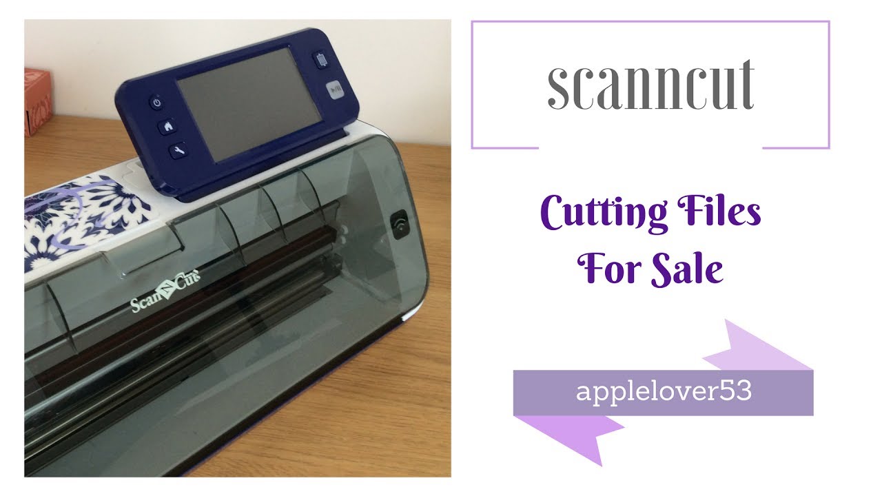 ScanNCut Cutting Files For Sale - YouTube