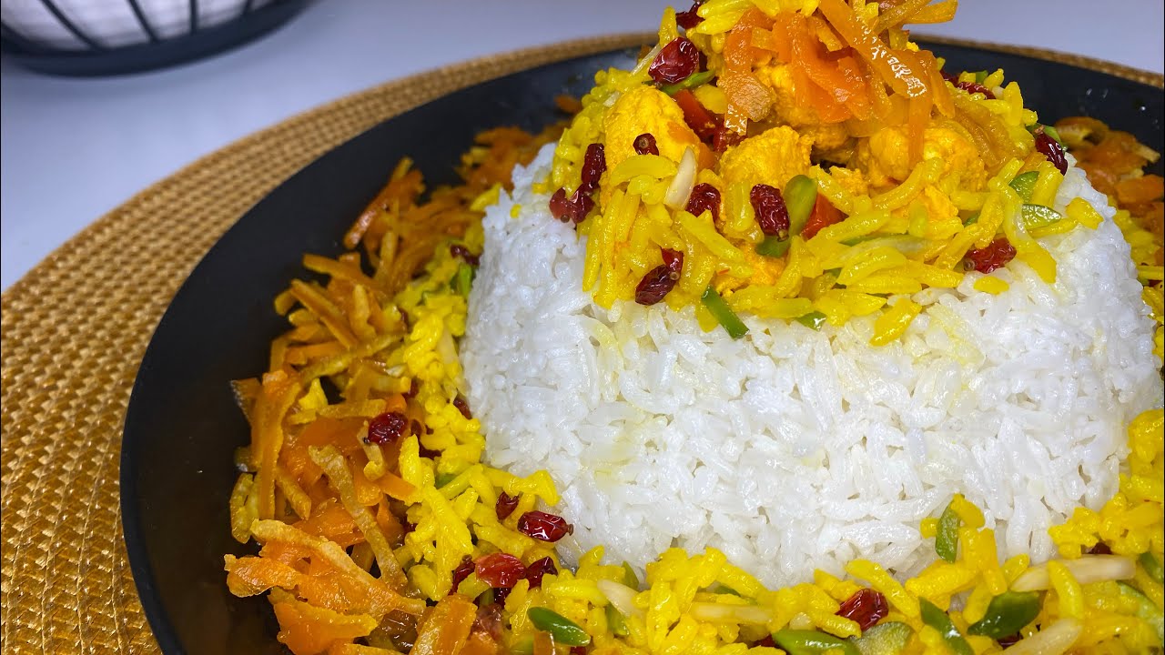 (Shirin polo )persian food🤤🍊🥰 - YouTube