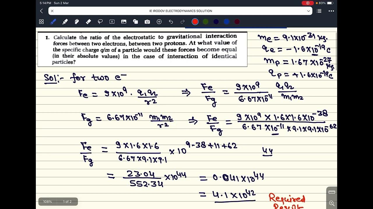 IE IRODOV, PROBLEM NO.1, ELECTRODYNAMICS, IITJEE ADVANCED #pvptsir - YouTube