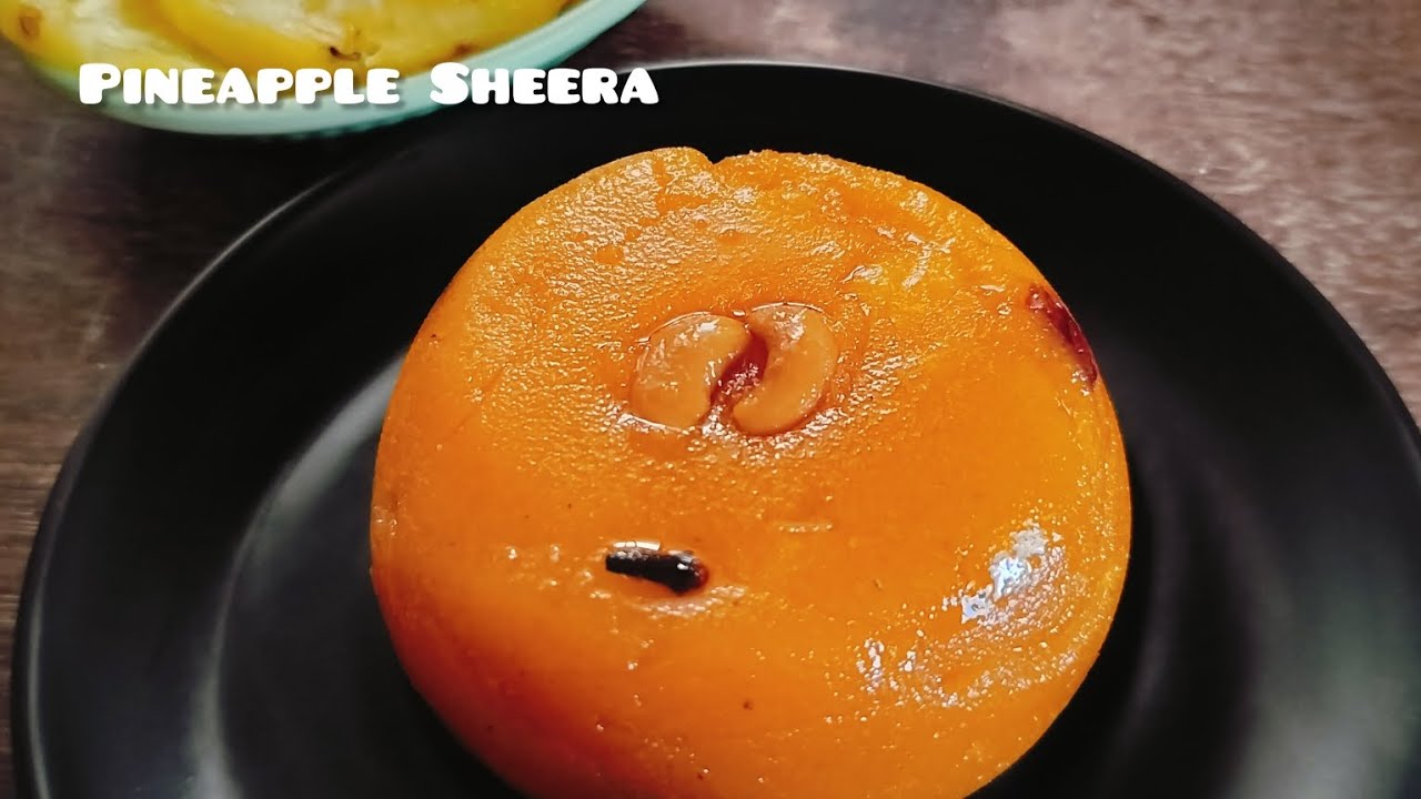Pineapple Sheera Recipe | Pineapple Kesari bath | Suji Pineapple Sweet ...