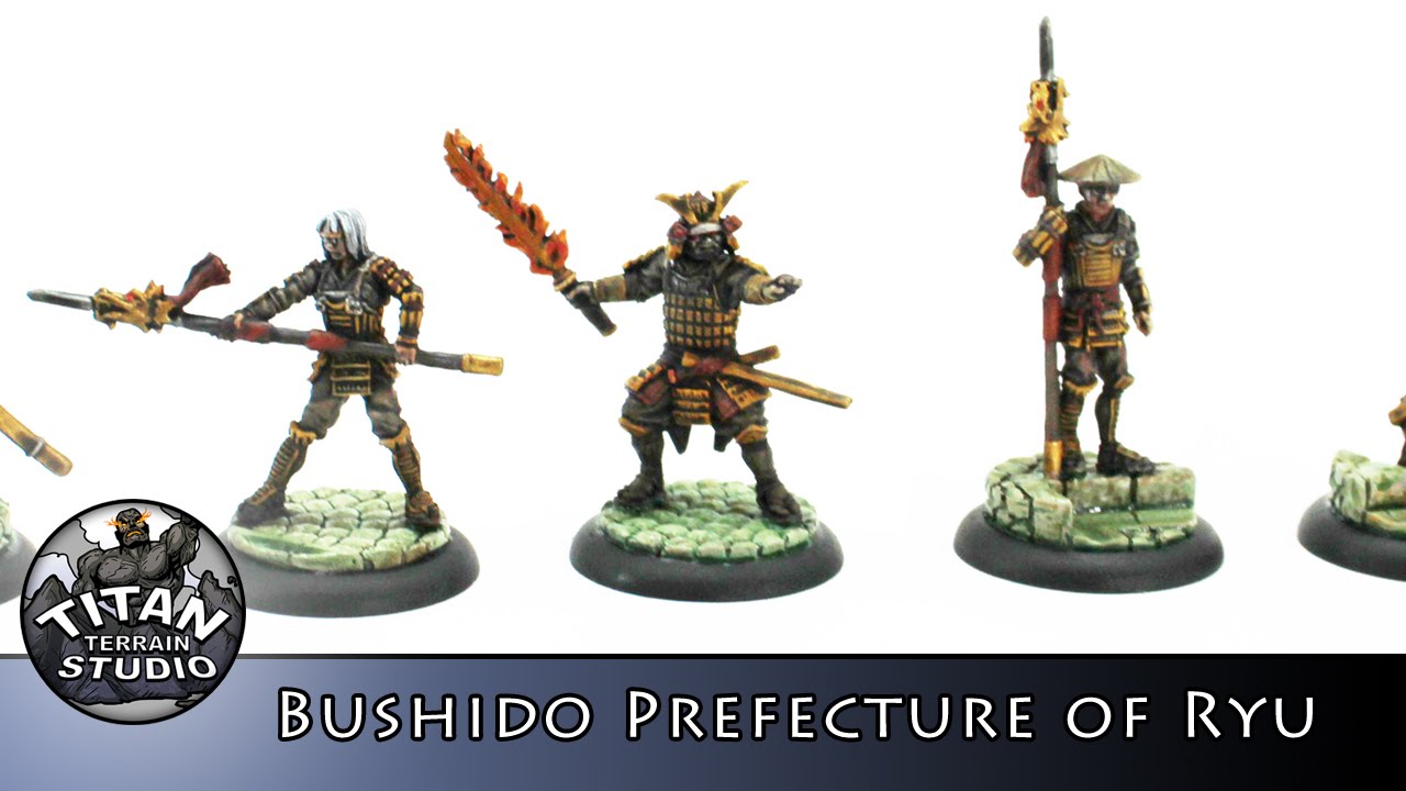 Army Showcase - L5R Lion Clan / Bushido Prefecture of Ryu - YouTube