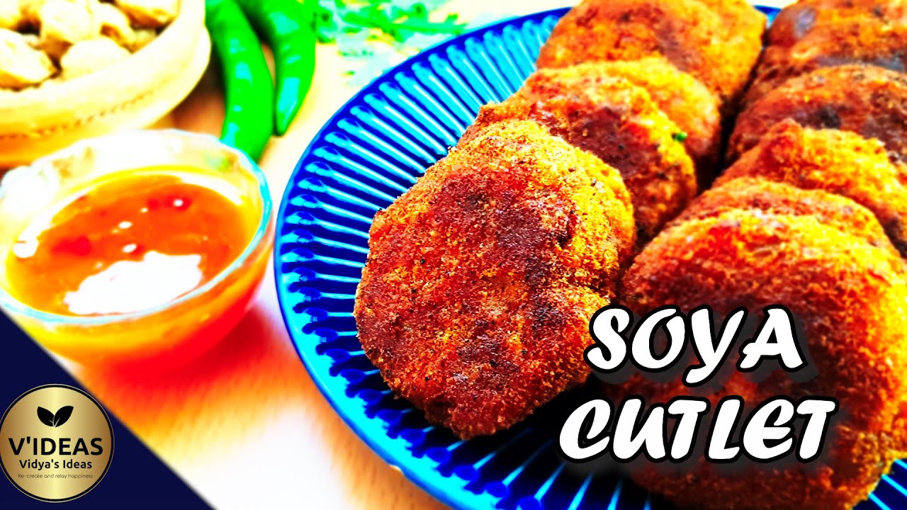 Delicious soya chunks cutlet recipe - YouTube