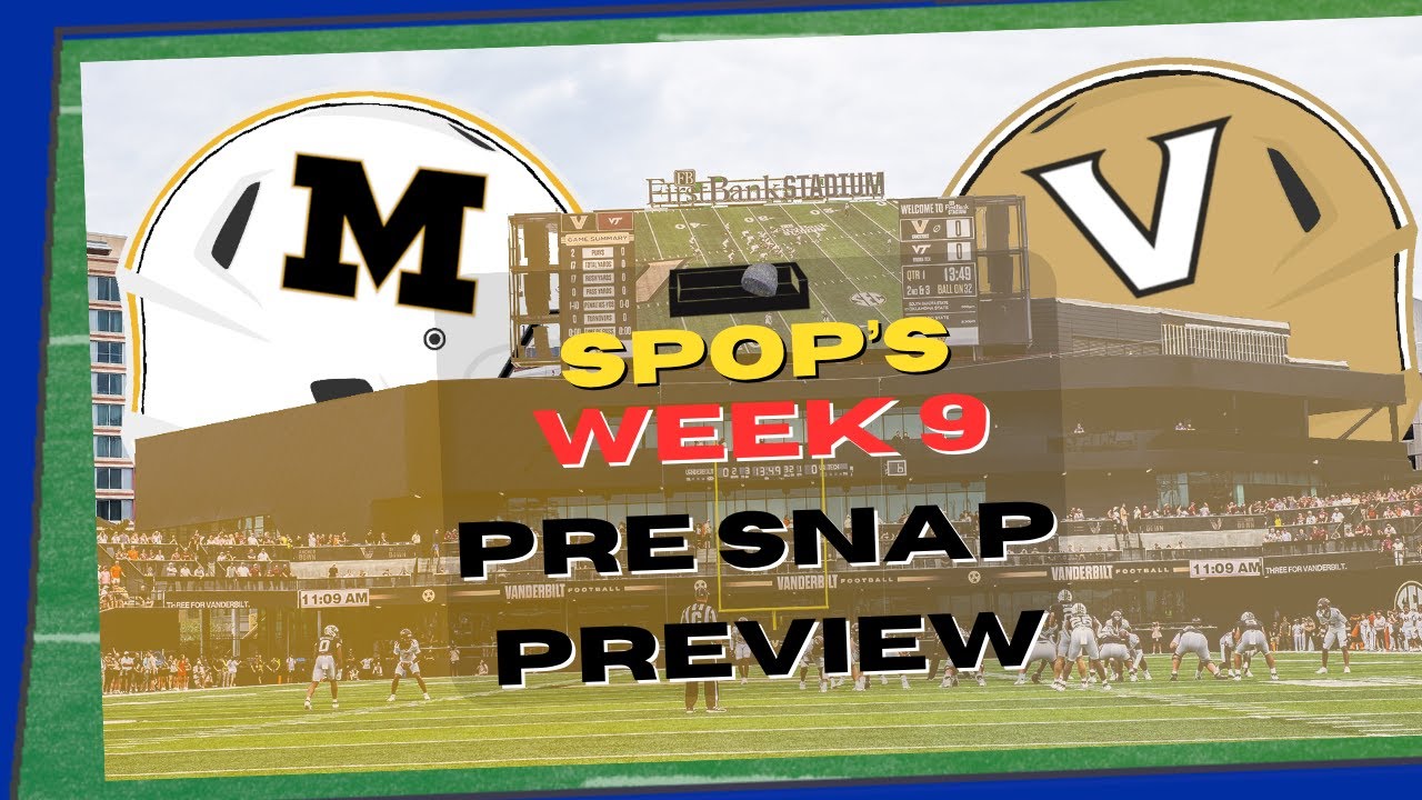 Missouri @ Vanderbilt - Week 9 Pre Snap Preview - YouTube