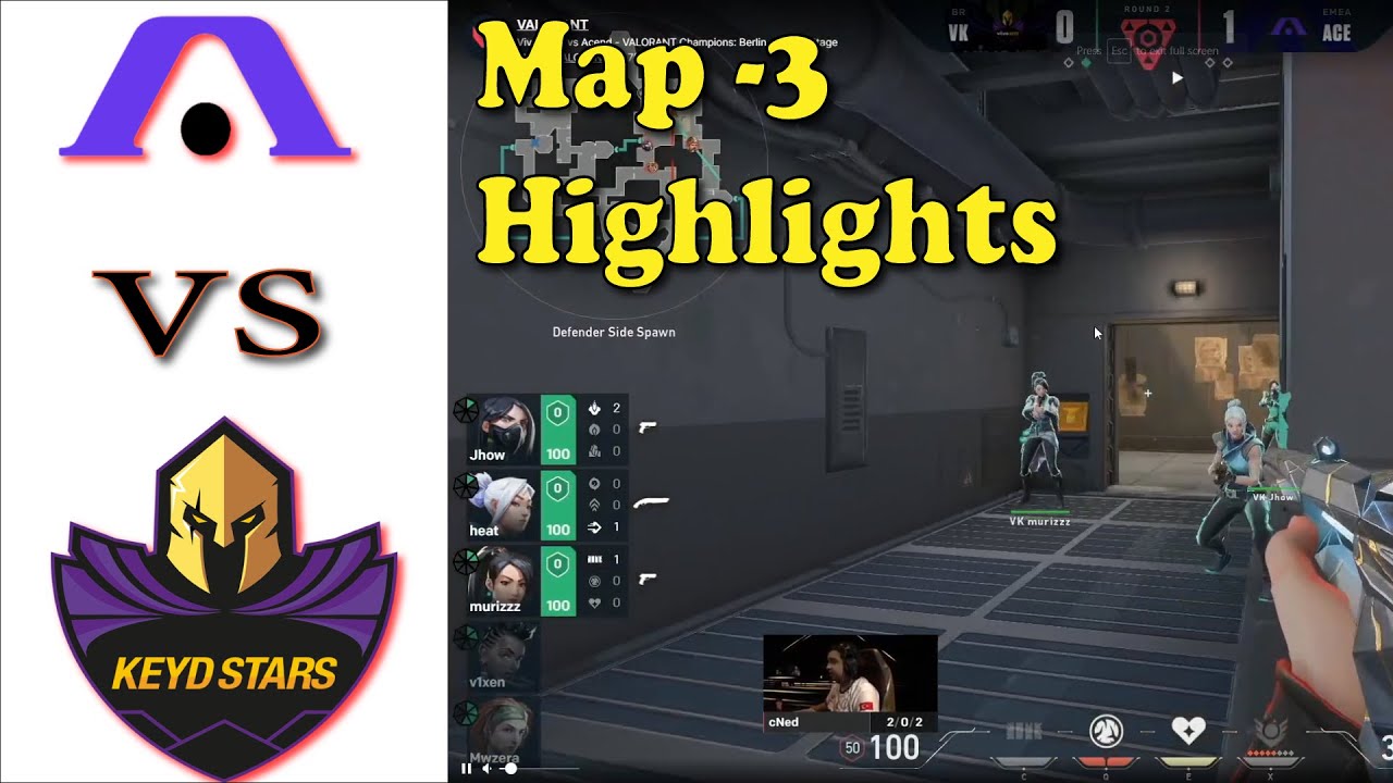 Vivo Keyd vs Acend map 3 Highlights - YouTube