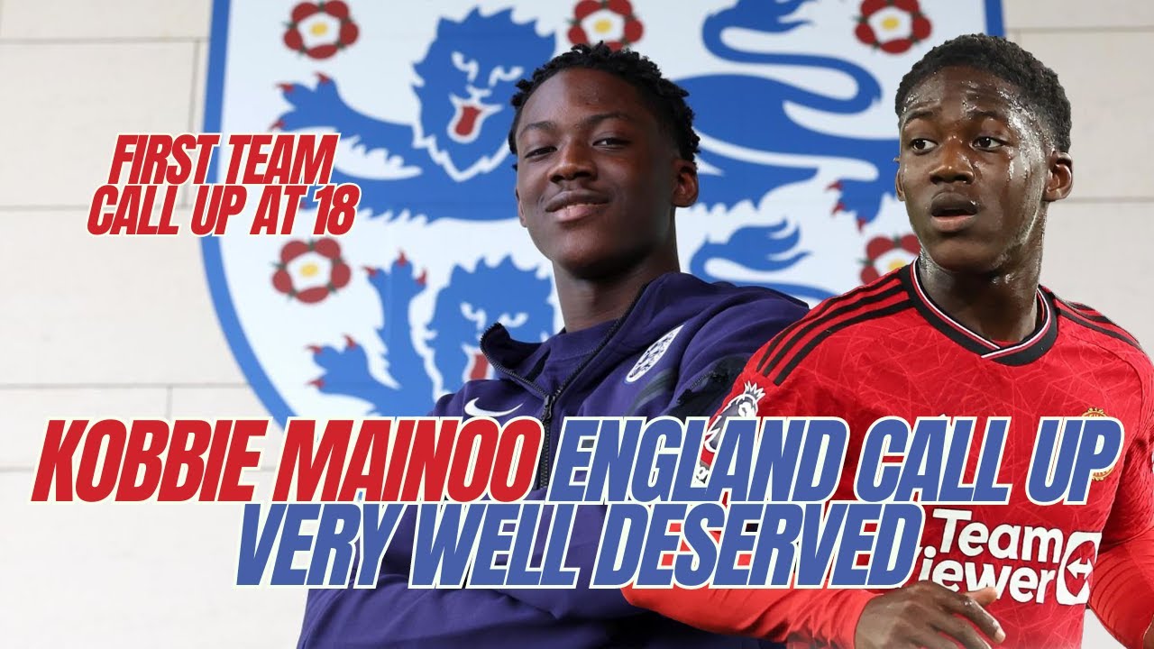 KOBBIE MAINOO CALL ENGLAND CALL UP AT 18 I Marcus Rashford, Kobbie ...