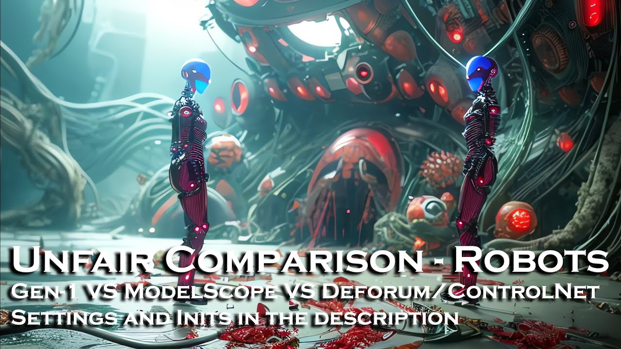 Unfair Comparison 💫 Gen1 vs ModelScope vs Deforum/ControlNet - YouTube