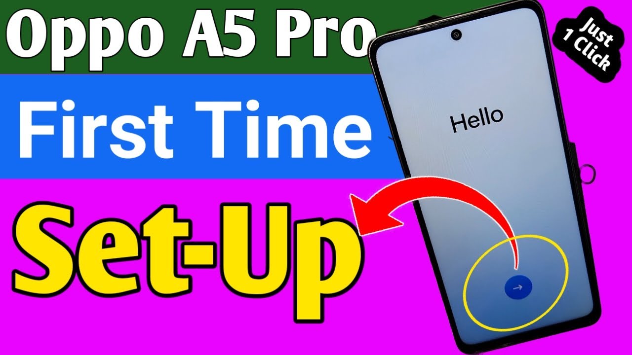 oppo a5 pro first time setup // how to first time setup in oppo a5 pro ...
