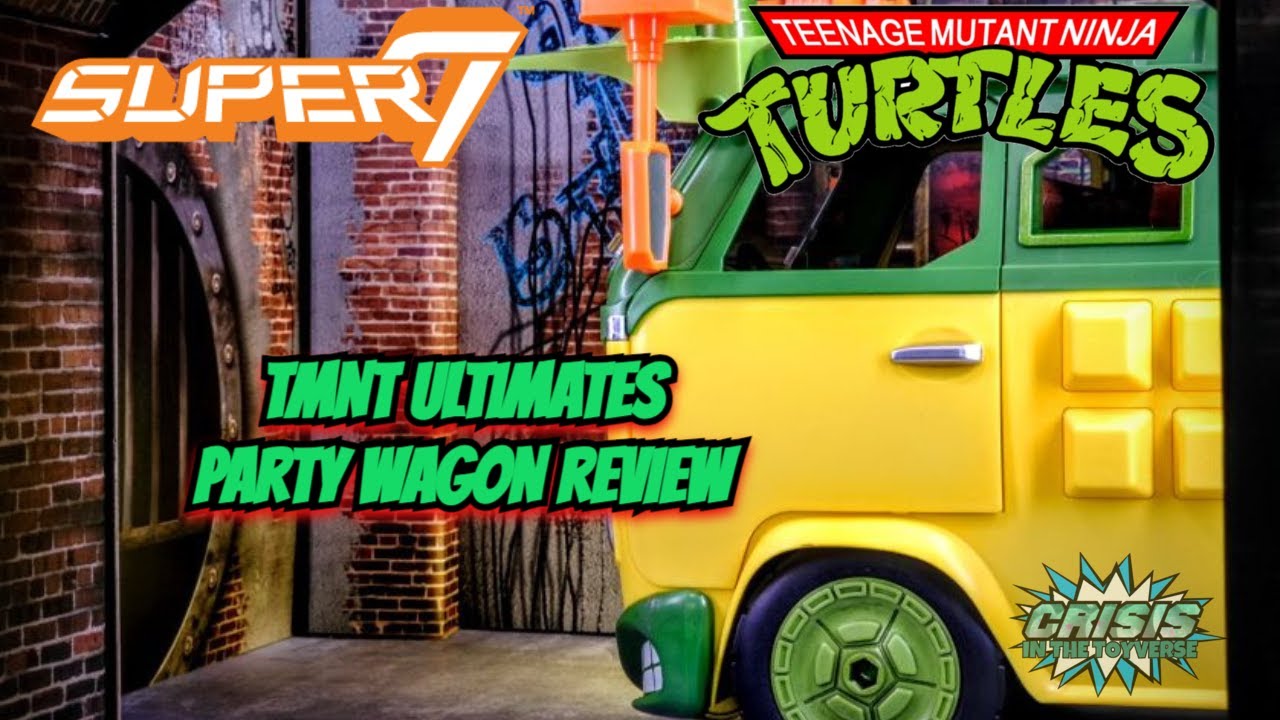 Super 7 Teenage Mutant Ninja Turtles Ultimate's Party Wagon Review ...