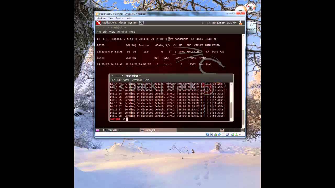 Cracking WPA & WPA2 Pre-Shared Keys with aircrack BackTrack 5 R3 - YouTube
