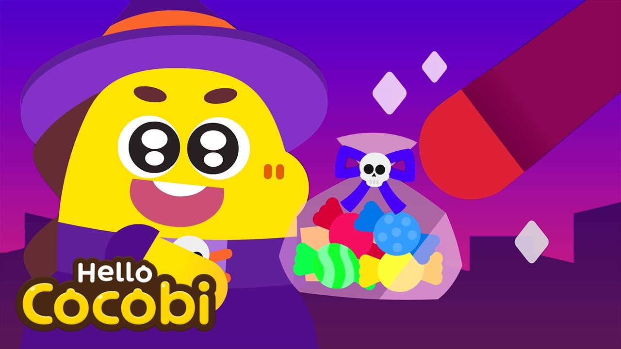 Trick or Treat Song and More! | Learn Colors🌈Education Videos For Kids ...