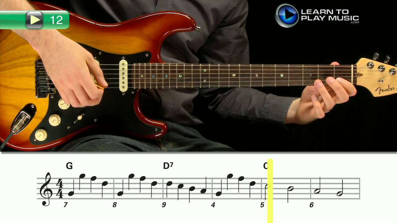 Ex012~1 How to Play Guitar - Guitar Lessons for Beginners Book 1 - YouTube