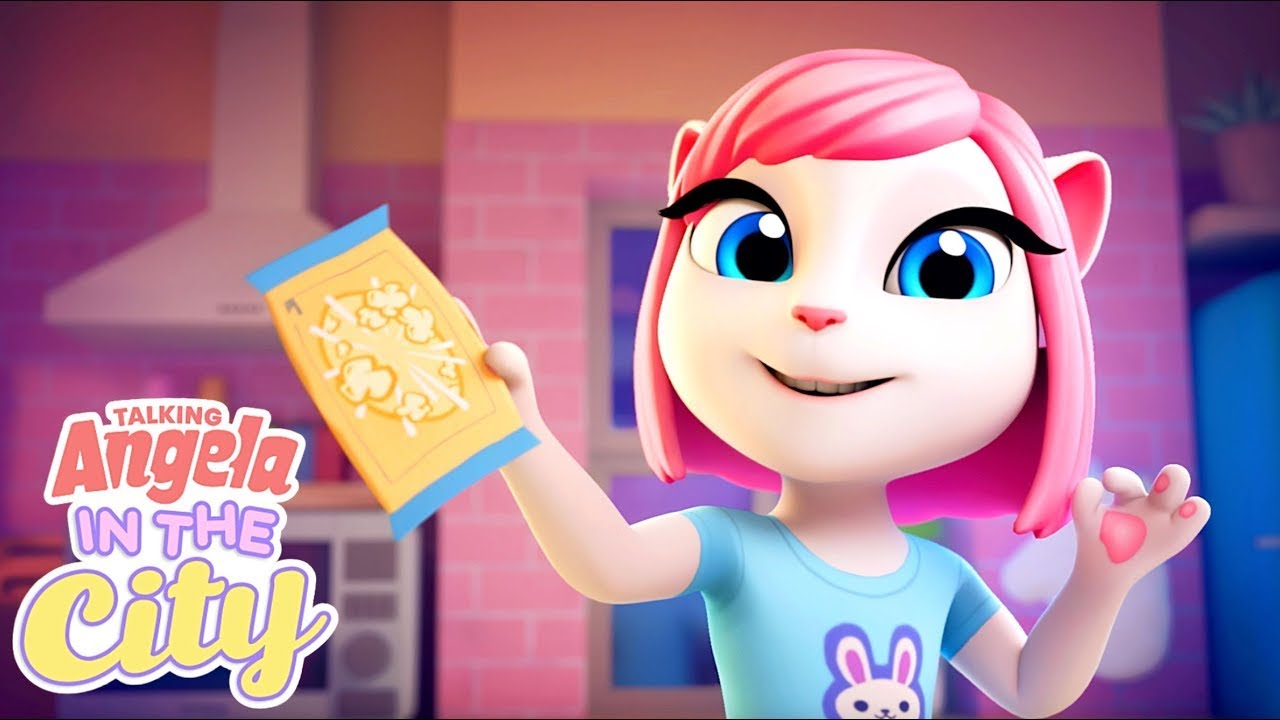 Movie Night! 🍿🥳 Talking Angela: In the City (Episode 1) | Toons Mania ...