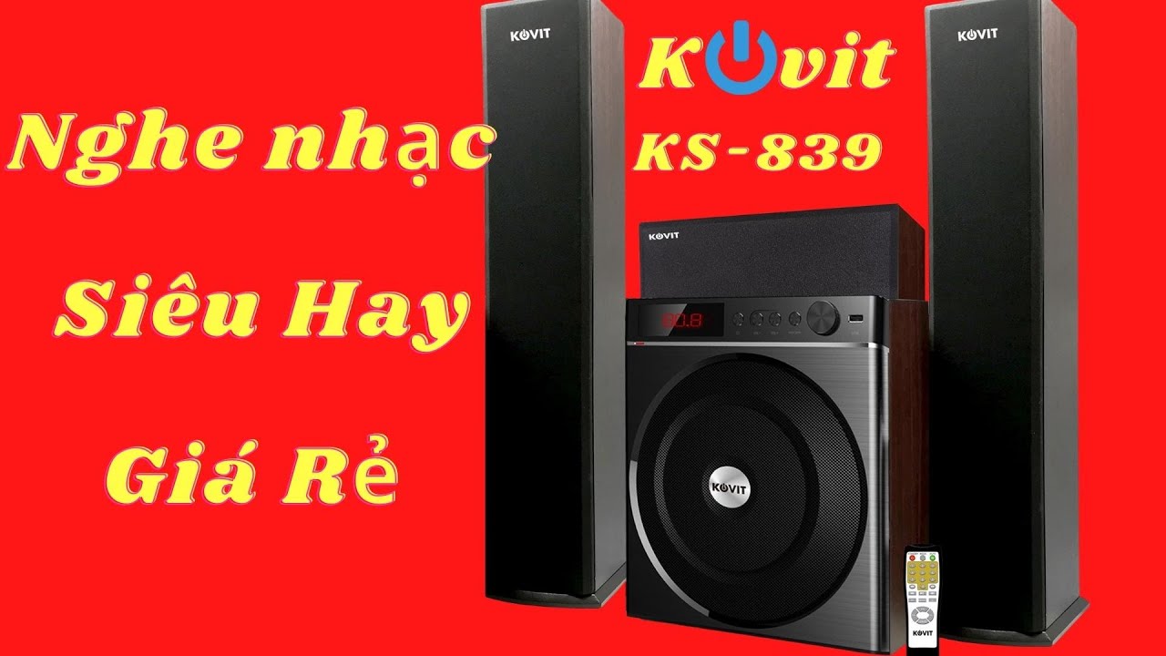 Loa nghe nhạc bluetooth|Kovit KS 839|Xem phim nghe nhạc Siêu Hay|chấp ...