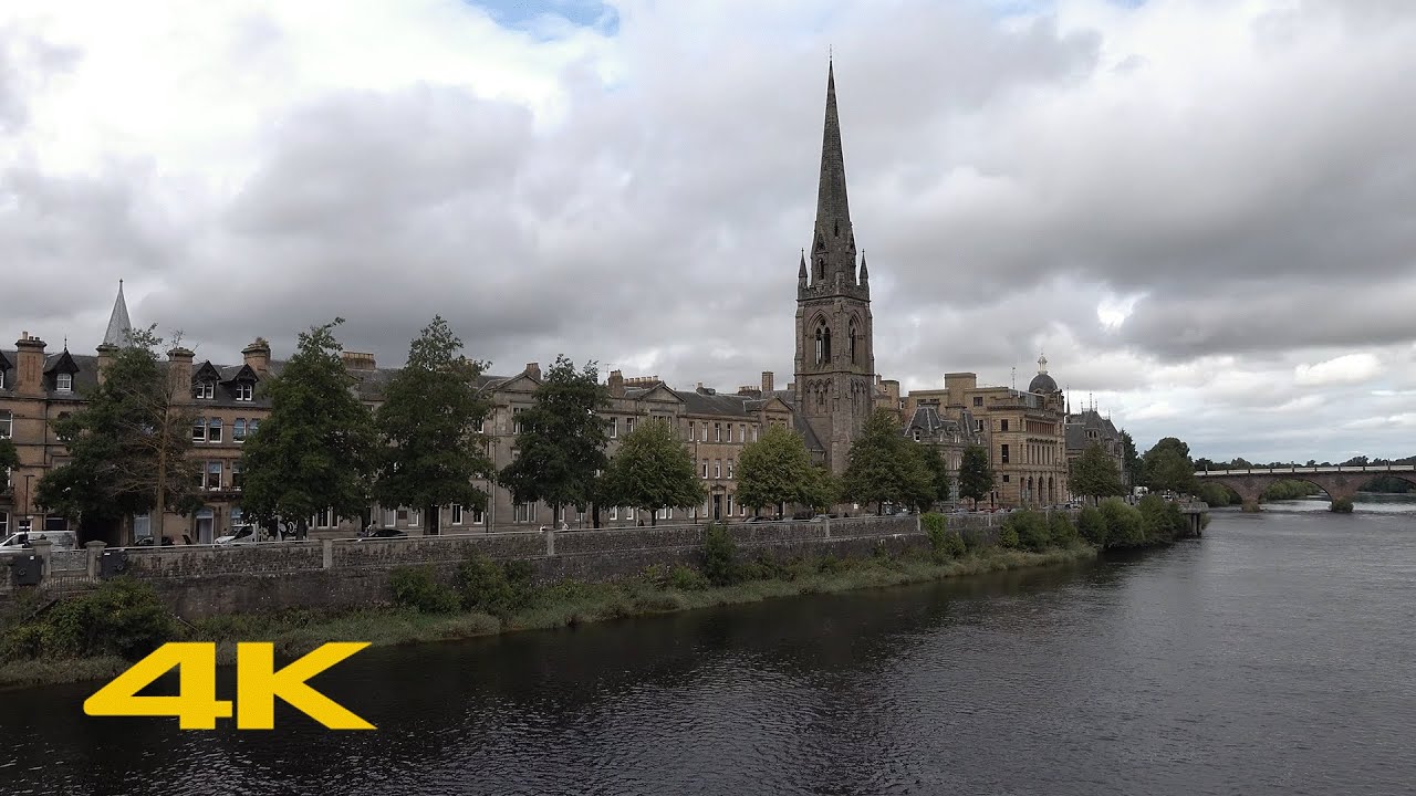 Perth, Scotland Walk: City Centre【4K】 - YouTube
