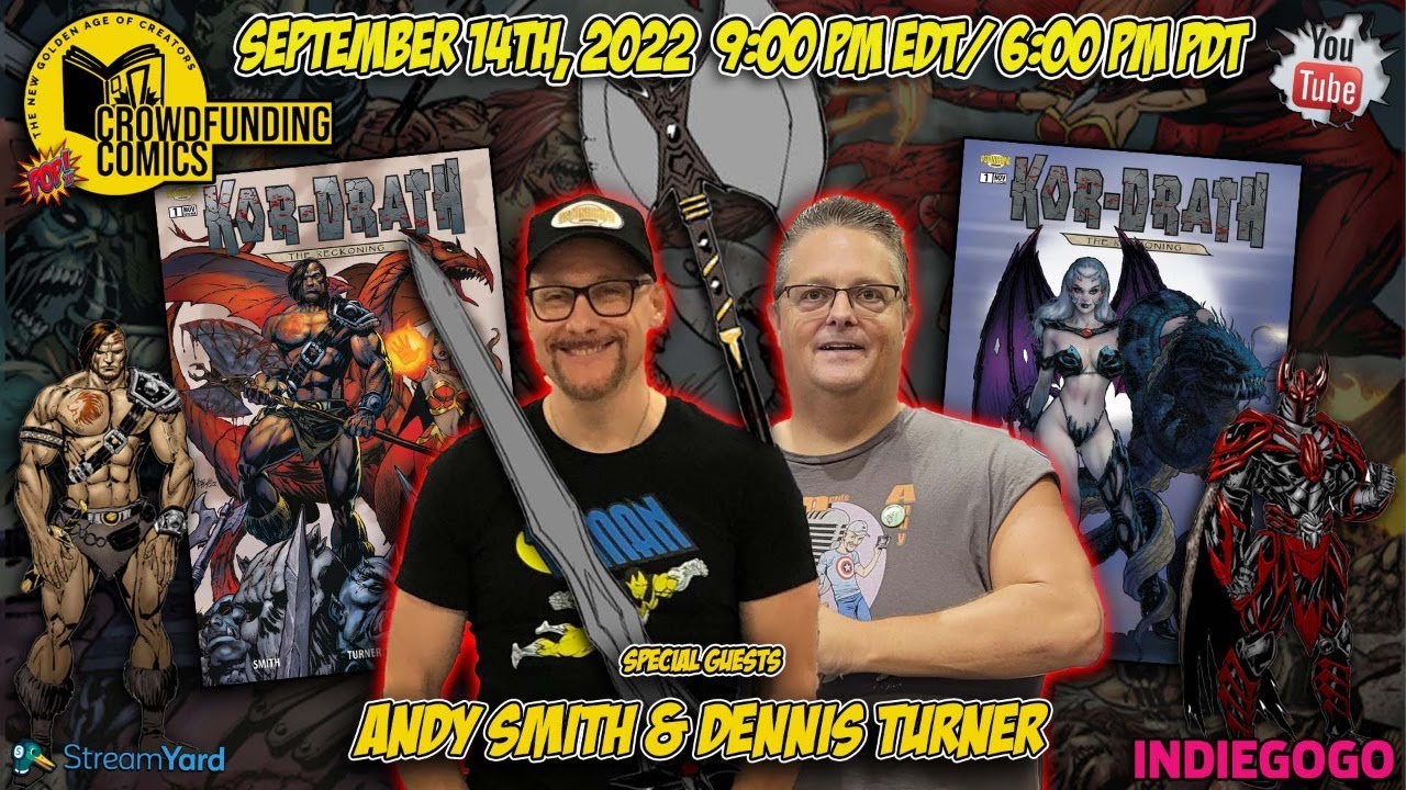 Crowdfunding Comics: Andy Smith's Kor-Drath: The Reckoning! - YouTube