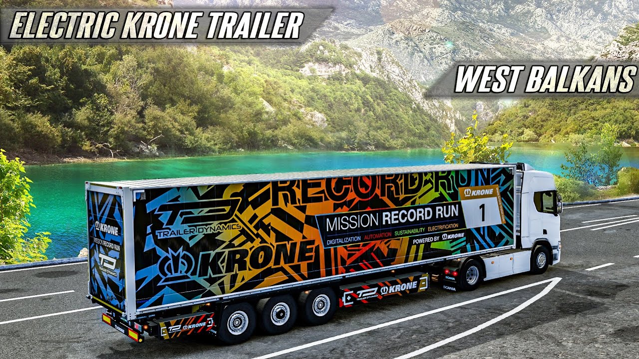 Scania R450 in the West Balkans - Electric Krone Trailer - Euro Truck ...