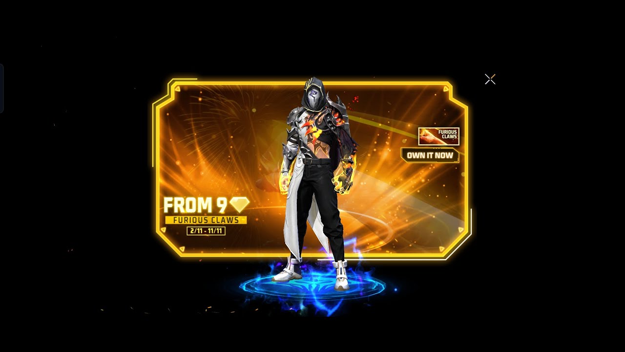 Garena Free Fire - Furious Claws (CLAWS OF FURY FIST SKIN) 🔥 - YouTube