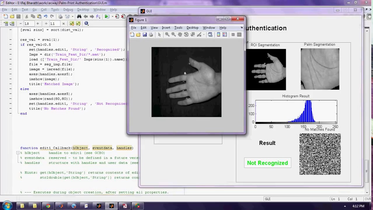 Palm Print Authentication - YouTube