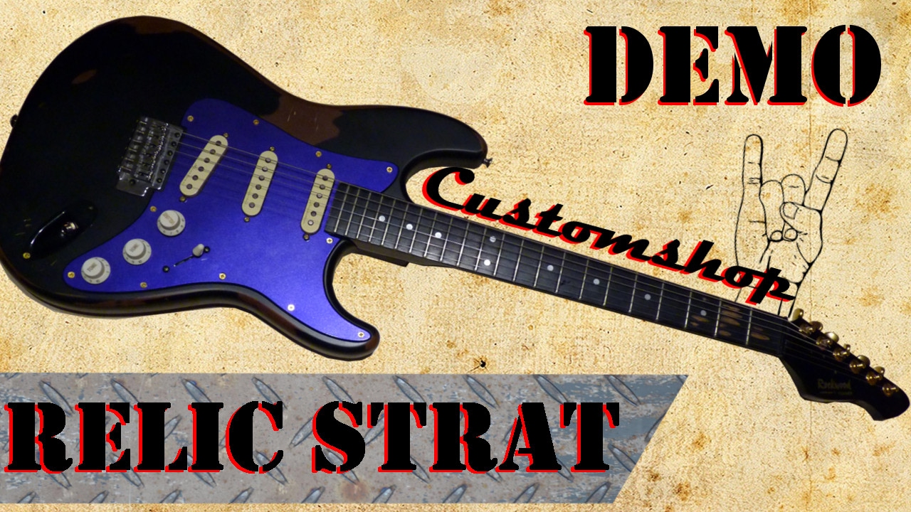 Custom Hohner Stratocaster Relic - Demo - YouTube