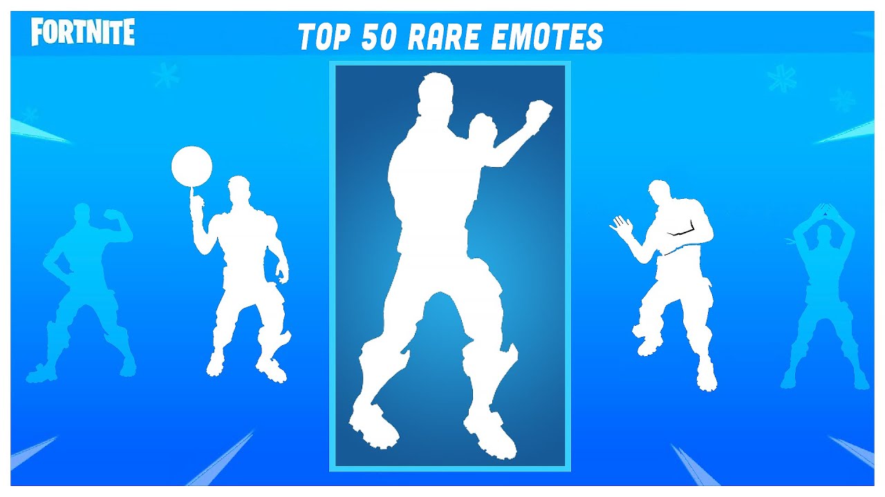 Fortnite TOP 50 RARE EMOTES in September 2023! - YouTube