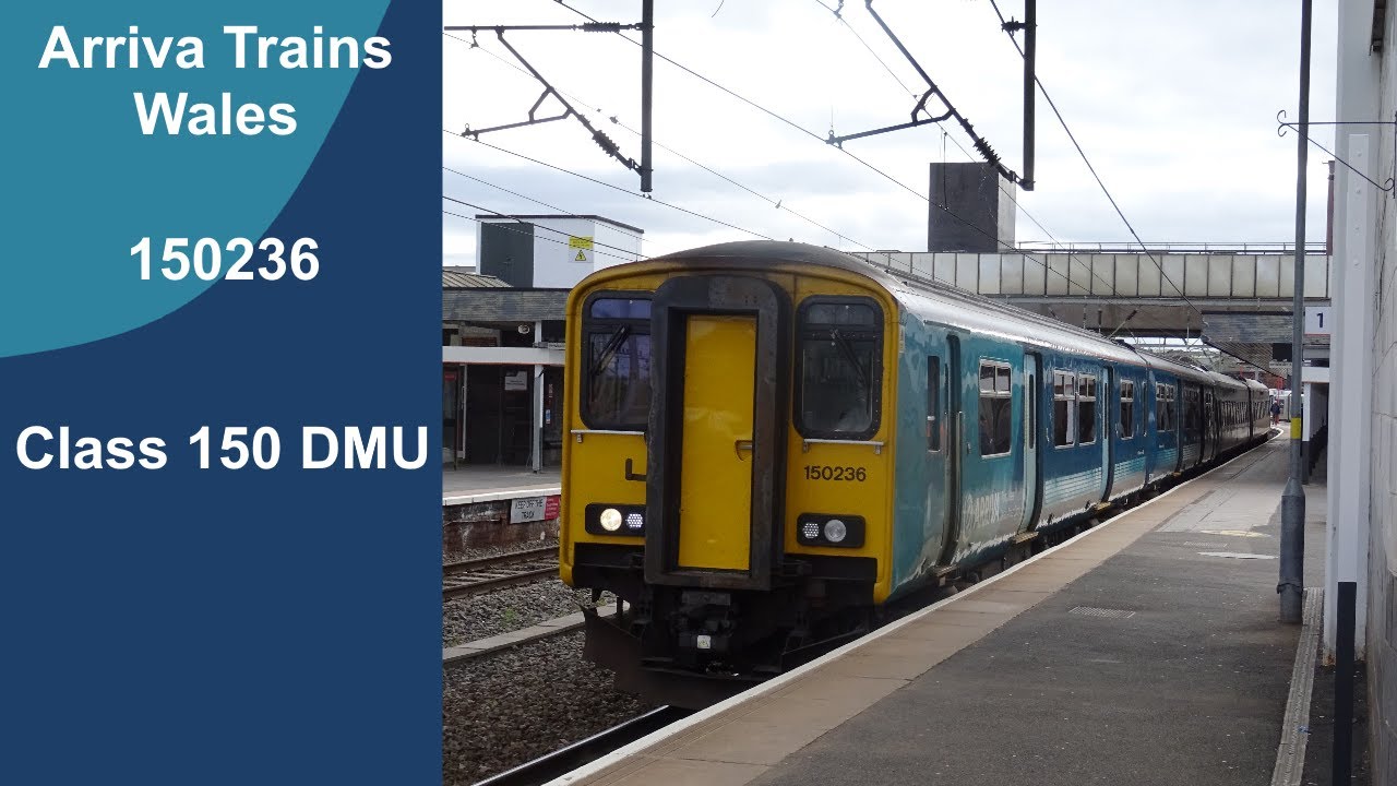 Arriva Trains Wales 150236 Class 150 DMU - YouTube