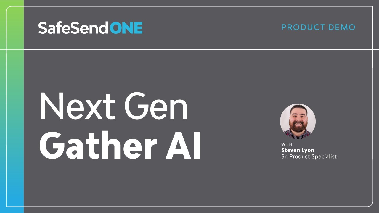 SafeSend One Next Gen Gather AI | Firm Experience - YouTube