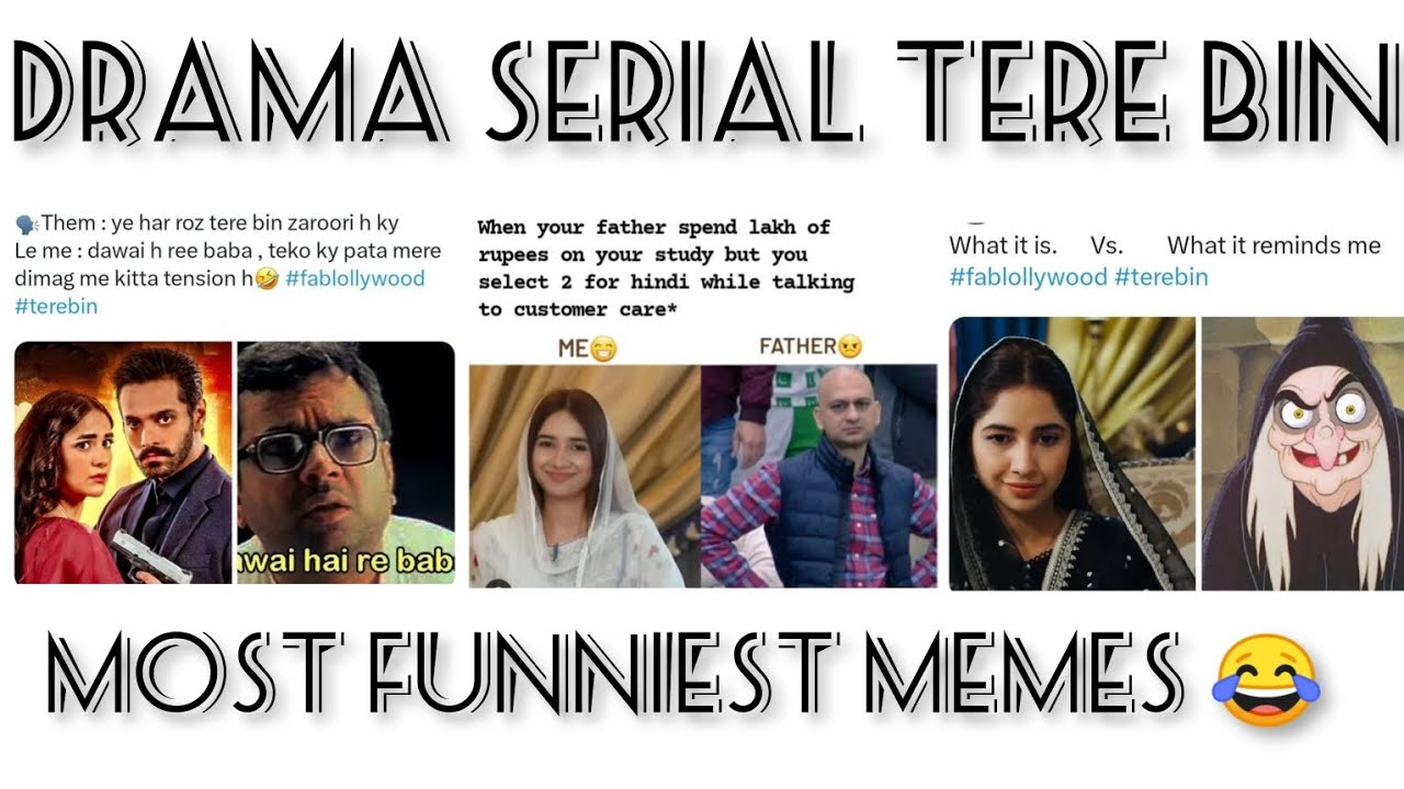 Drama SeRIAL TERE BIN MOST FUNNIEST MEMES 🤣@khushiilyasofficial6356 ...