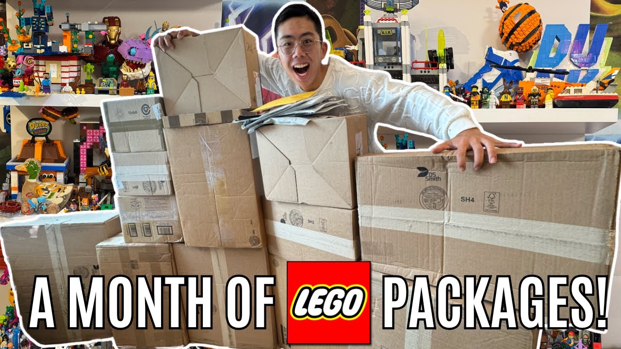 Unboxing a MONTH's WORTH of LEGO Packages! - YouTube