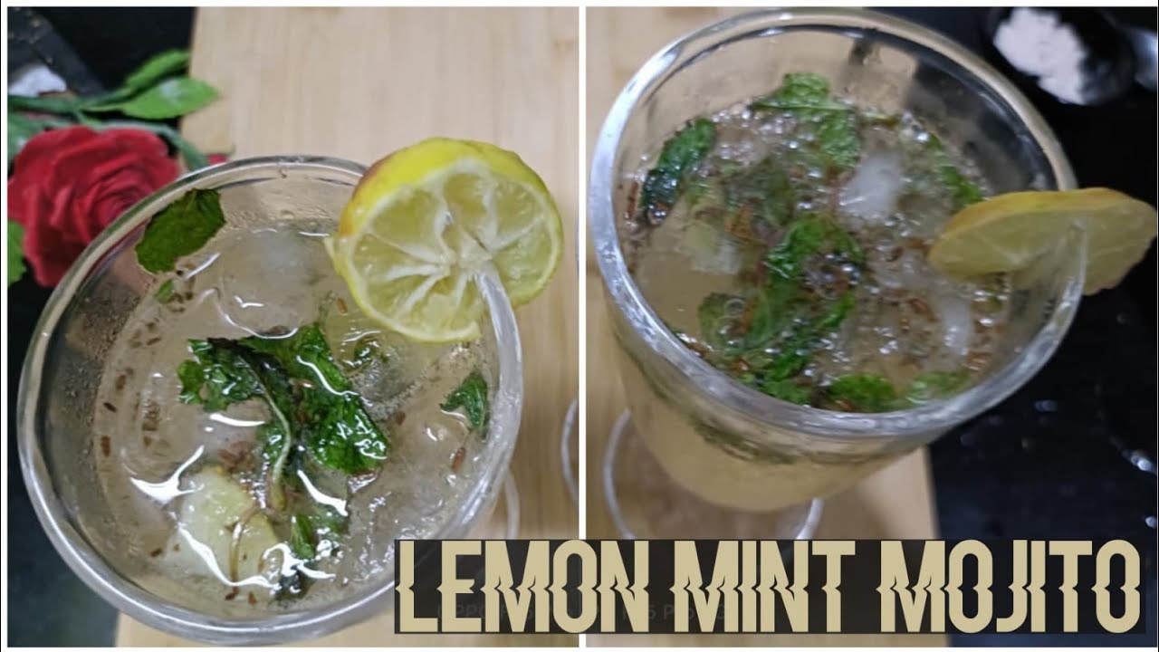 Mojito|Lemon-mint mojito recipe||Mint Lemon Soda|summer special ...