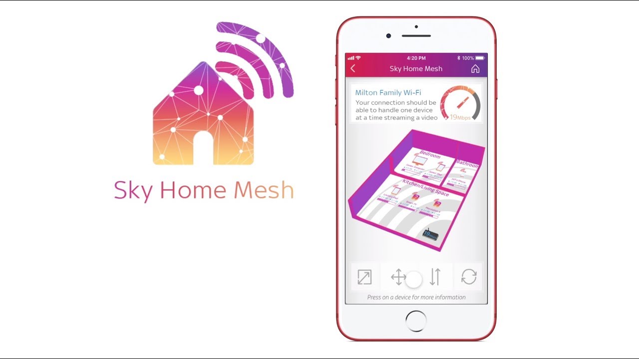 Sky Home Mesh - App Concept - YouTube