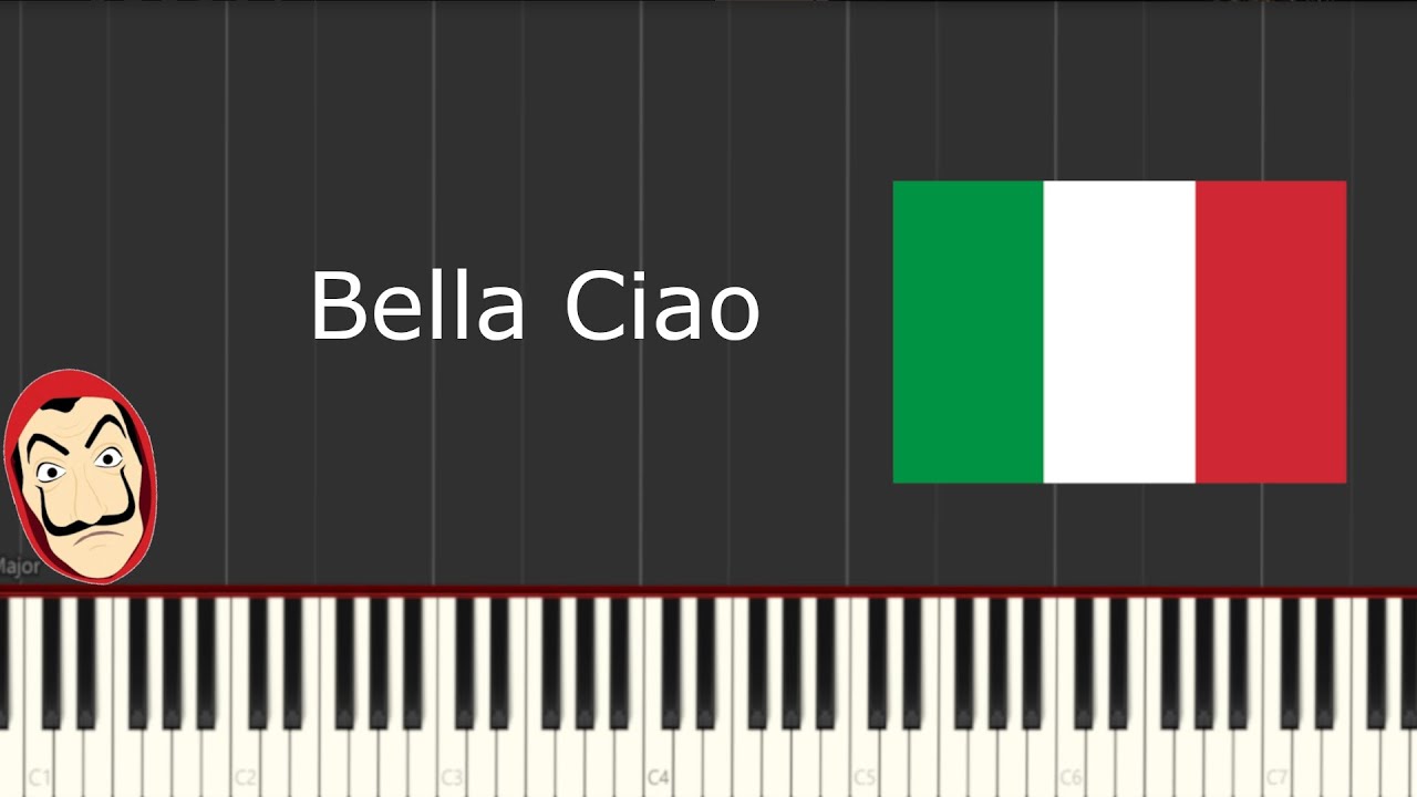 Bella Ciao piano tutorial - YouTube