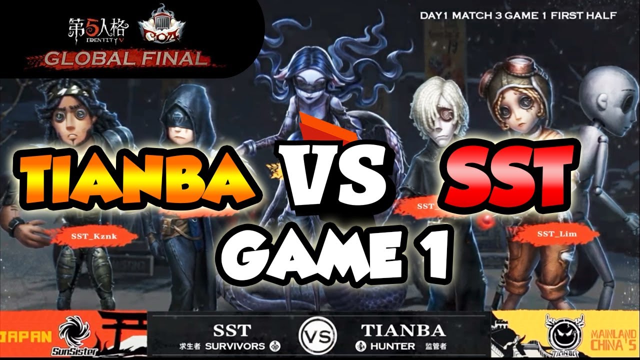 (COA 4 Day 1) SST Vs TIANBA Game 1 | Identity V Call of the Abyss IV ...