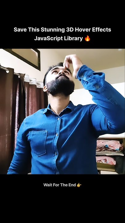 Amazing 3D Hover Effects JavaScript Library 🤯 - Subscribe For More 💎 #javascript #css #html ...